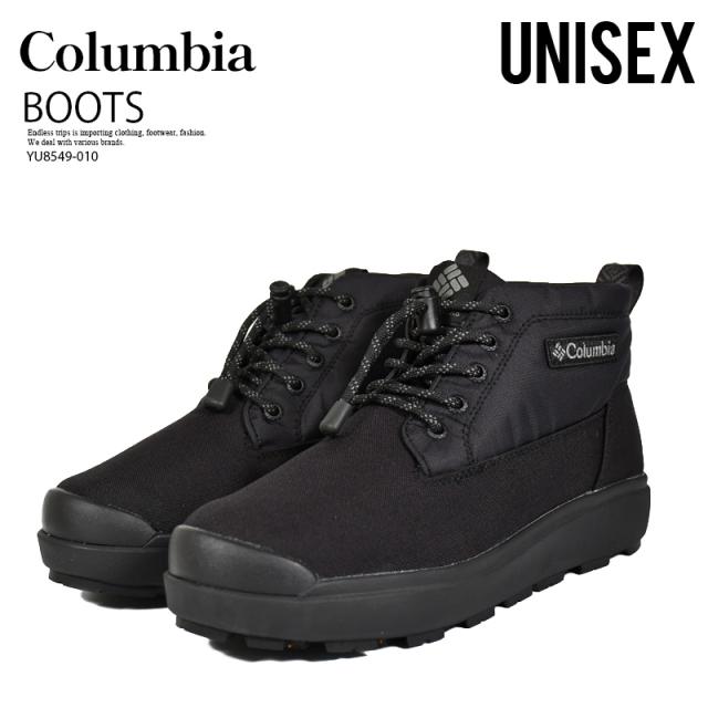 Columbia (コロンビア) SAPLAND III CHUKKA WP OH INFINITY (サップランド 3 チャッカ ウォータープルーフ オムニヒートインフィニティ) メンズ レディース ショート ブーツ スノー ウィンター シューズ アウトドア カジュアル 黒 BLACK (ブラック) YU8549 010 YU8549-010