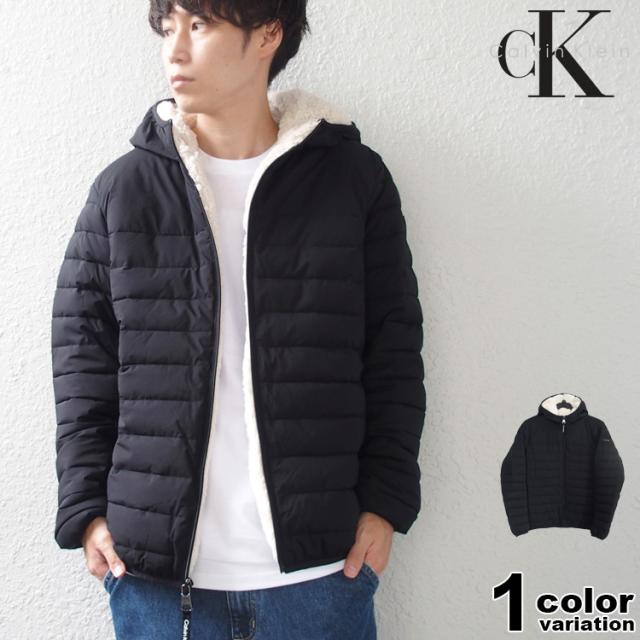   カルバンクライン 中綿ジャケット 裏 ボア シェルパ ジャケット Packable Down Hooded Coat USモデル 大きいサイズ メンズ (  ジャケット アウター CM155780)