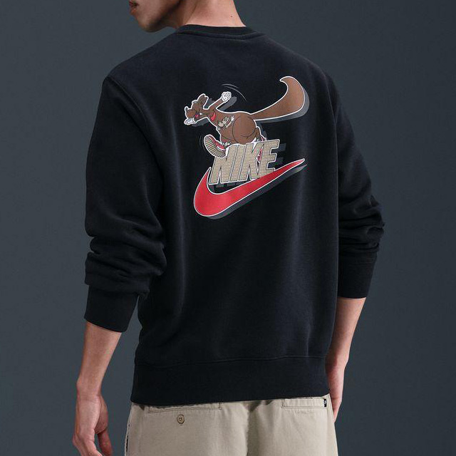 ナイキ クルーネック スウェット トレーナー NIKE M CLUB BB CREW NEO VRSTY 裏起毛 バックプリント メンズ レディース IB3304 ナイキ クルーネック スウェット トレーナー NIKE M CLUB BB CREW NEO