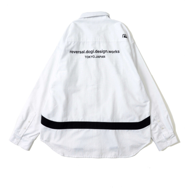 リバーサル オックスフォードシャツ reversal BIG SILHOUETTE OBI