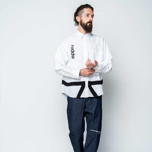 リバーサル オックスフォードシャツ reversal BIG SILHOUETTE OBI