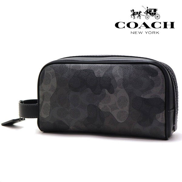 クリスマスセール コーチ ハンドバッグ メンズ レディース COACH セカンドバッグ スモール トラベルキット CX879 QBGRM