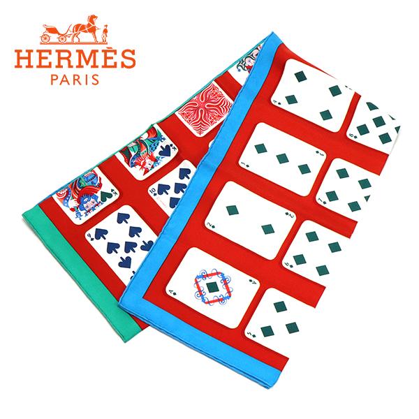 エルメス スカーフ レディース HERMES Handkerchief シルク100% 003169S 05