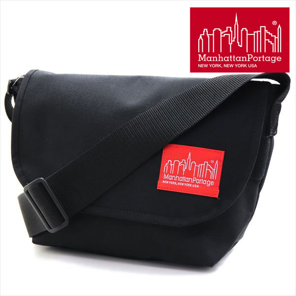 クリスマスセール マンハッタンポーテージ ショルダーバッグ メンズ レディース Manhattan Portage メッセンジャー バッグ 1605JR BLACK