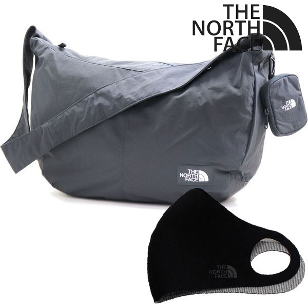 クリスマスセール ザ ノースフェイス ショルダーバッグ レディース メンズ お得マスクセット THE NORTH FACE NN2PQ15B CHC