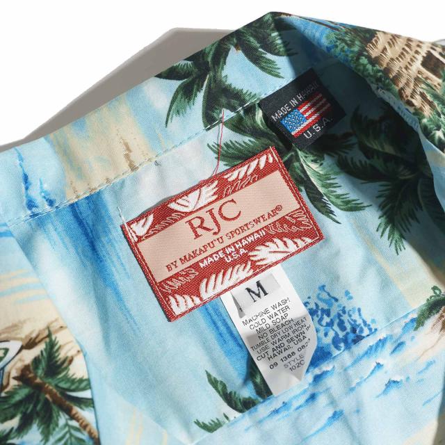 ロバートJクランシー RJC 半袖 アロハシャツ #102C19T ハワイ製