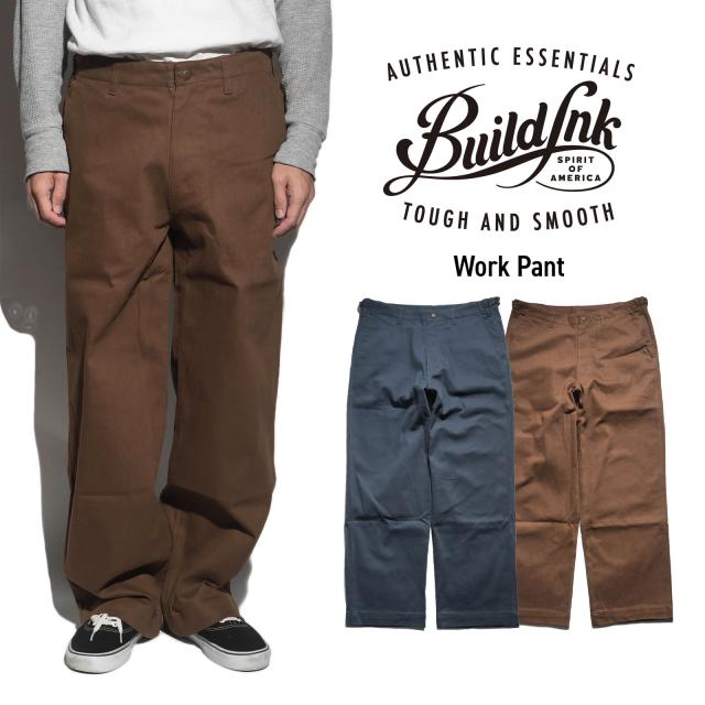 ビルドインク BUILDINK ワークパンツ ｜ メンズ M L XL ワイドパンツ ストレッチ