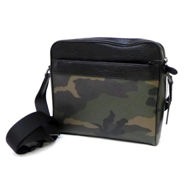 ｺｰﾁ ｼｮﾙﾀﾞｰﾊﾞｯｸﾞ ｱｳﾄﾚｯﾄ ｶﾓﾌﾗｰｼﾞｭ F29052【中古】(43523)