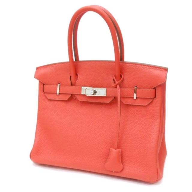 エルメス HERMES ハンドバッグ バーキン30 X刻印 SV金具 ローズジャイプール トリヨンクレマンス 【中古】(62371)