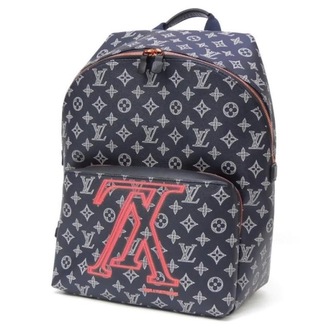 ルイ・ヴィトン LOUISVUITTON アップサイドダウン アポロバックパック M43676 モノグラム・インク 【中古】(67201)