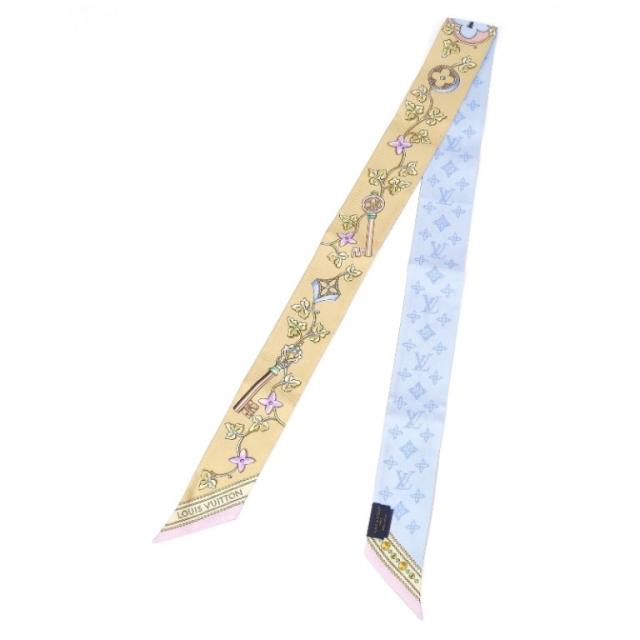 ルイ・ヴィトン LOUISVUITTON バンドーBB･LV ロック スカーフ M90670 ベージュ 【中古】(67733)