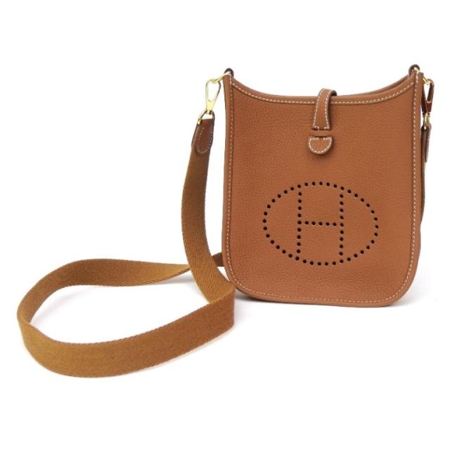 エルメス HERMES ショルダーバッグ エヴリンTPM アマゾン G金具 B刻印 エブリン ゴールド トリヨンクレマンス 【中古】(67772)