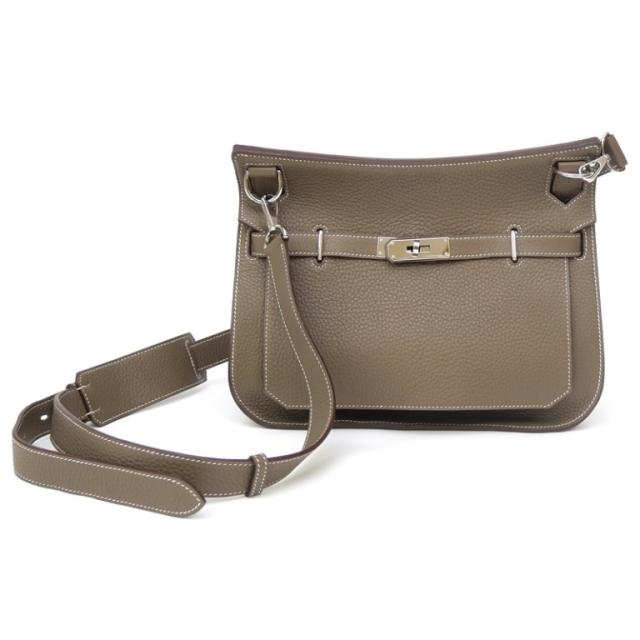 エルメス HERMES ショルダーバッグ ジプシエール28 T刻印 SV金具 エトゥープ トリヨンクレマンス 【中古】(67911)
