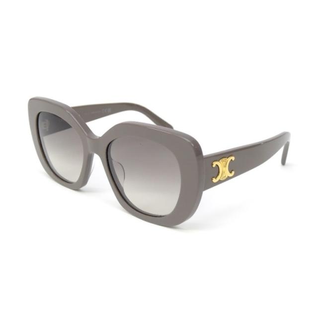 セリーヌ CELINE サングラス トリオンフ 55□19-135 グレー 【中古】(68672)