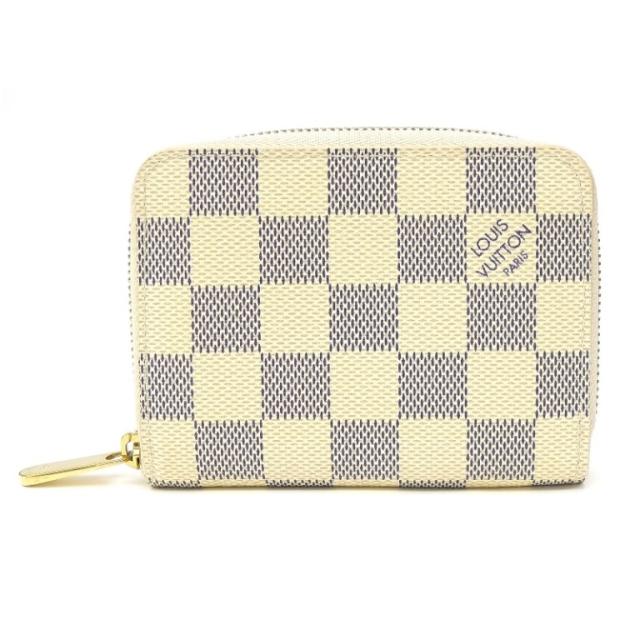 ルイ・ヴィトン LOUISVUITTON ケース ジッピーパース N63069 ダミエ・アズール 【中古】(69139)