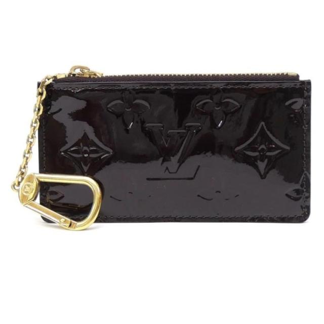 ルイ・ヴィトン LOUISVUITTON ポシェット・クレ M93518 ヴェルニ アマラント 【中古】(69155)