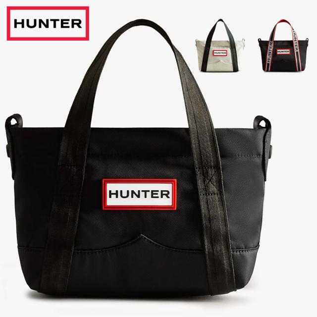ハンター バッグ メンズ レディース UBS1203KBM ナイロン ミニ トップ クリップ トート バッグ 新作 送料無料 NY TOPCLIP TOTE MN BLK DOV