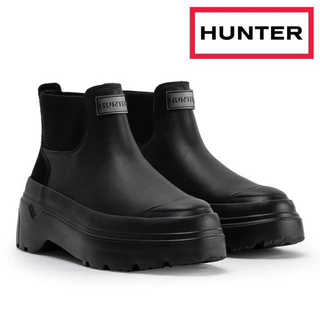 ハンター ブーツ メンズ レディース UFS8002LEA 新作 送料無料 REFINED EXPLORER PULL ON LEATHER BOOT HUNTER
