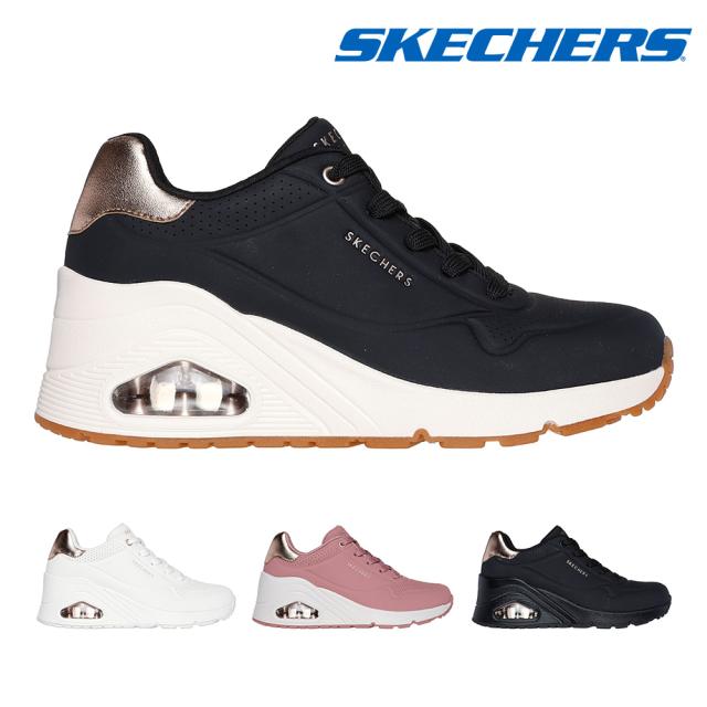 スケッチャーズ スニーカー レディース 177520 ウノ ウェッジ ハイ ステップス 新作 送料無料 UNO WEDGE HI STEPS SKECHERS
