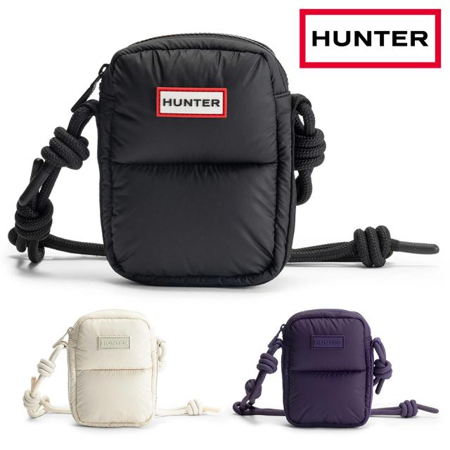 ハンター バッグ レディース UBX5515KBM イントレピッド エクストラ パフド フォンポーチ リッチパープル 新作 送料無料 HUNTER