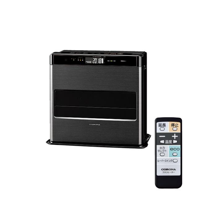 コロナ CORONA FH-CWZ46BYG(KG) 石油ファンヒーター 木造12畳・コンクリート17畳まで 4.62〜0.72kW グランブラック WZシリーズ 2025年モデル