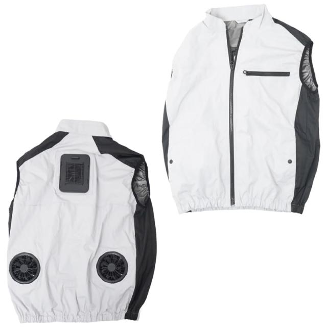 【在庫管理＆Az・pau用SKU】サンコー THANKO 圧倒的に冷える「冷蔵服3」 TKCV24 F シルバーグレー