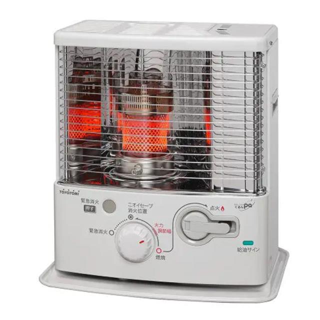 トヨトミ TOYOTOMI 石油ストーブ 電池レス 反射形 ホワイト RS-G2424-W