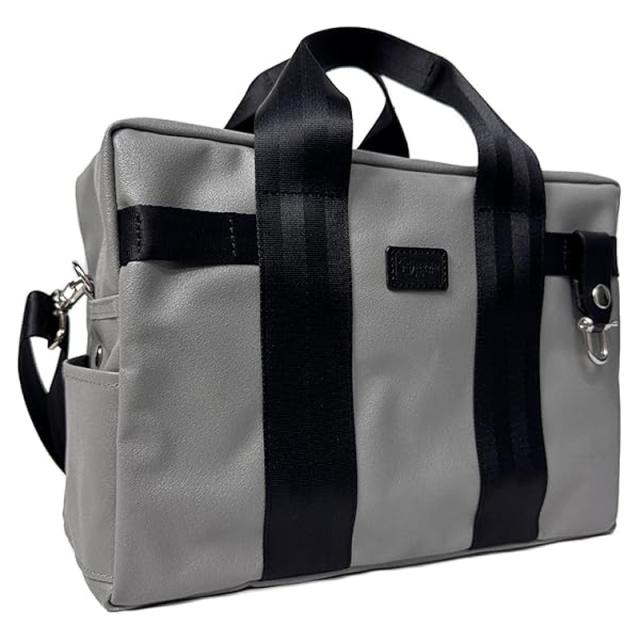 森野帆布 SF-0781 CONTAINER BOSTON BAG MINI/ コンテナボストンバッグミニ グレー×ブラック