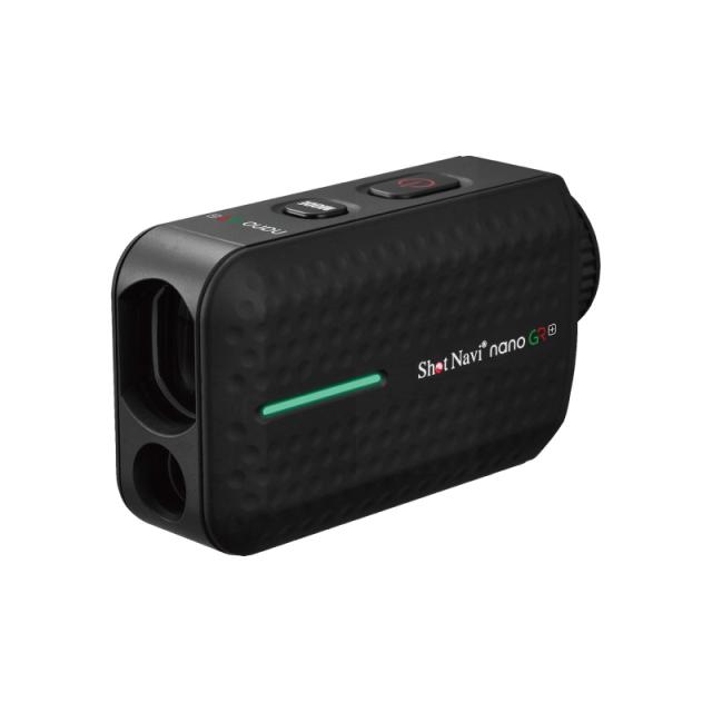 ShotNavi ショットナビ nanoGR PLUS ブラック 高速測定×±30cm誤差 ゴルフ用レーザー距離計