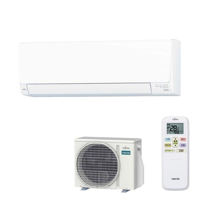 FUJITSU 富士通ゼネラル ノクリア AHシリーズ エアコン AS-AH225S-W 主に6畳用