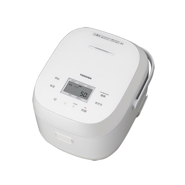 TOSHIBA 東芝 IH炊飯器 5.5 合 RC-10BHW(W) 備長炭ダイヤモンド釜搭載