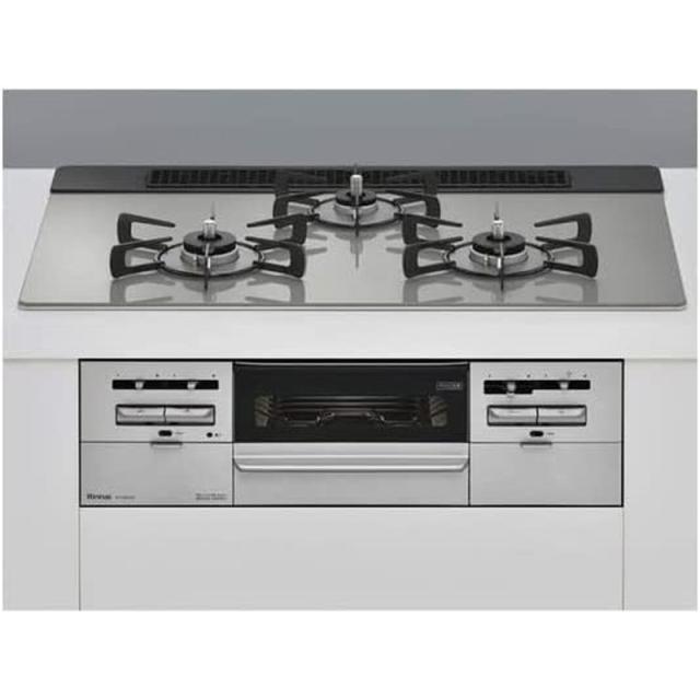 【都市ガス用】 リンナイ Rinnai ビルトインガスコンロ SENCE シルキーシルバー RS71W36T2RVW