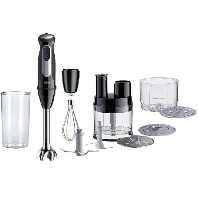 Braun ブラウン マルチクイック5 Pro ハンドブレンダー MQ55757M 1台11役 ブラック/シルバー