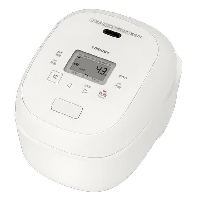 TOSHIBA 東芝 真空IHジャー炊飯器 RC-18RXA(W) 約1升 ミルキーホワイト 炎匠炊き 大火力