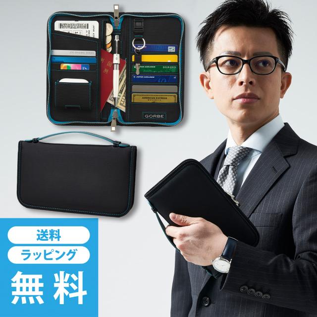 ［ゴルベ］パスポートウォレット パスポートケース コートキャンバス 送料無料