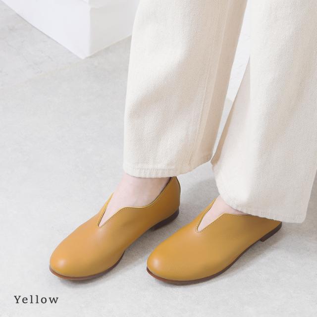 パンプス フラットシューズ ローヒール ぺたんこ フラット Vカット ラウンドトゥ 痛くない 柔らかい 長時間 疲れない 歩きやすい 走れる おしゃれ かわいい 靴 日本製 大きいサイズ 25cm 25.5cm 26cm 黒 ブラック シルバー 軽量 立ち仕事 本革 レザー