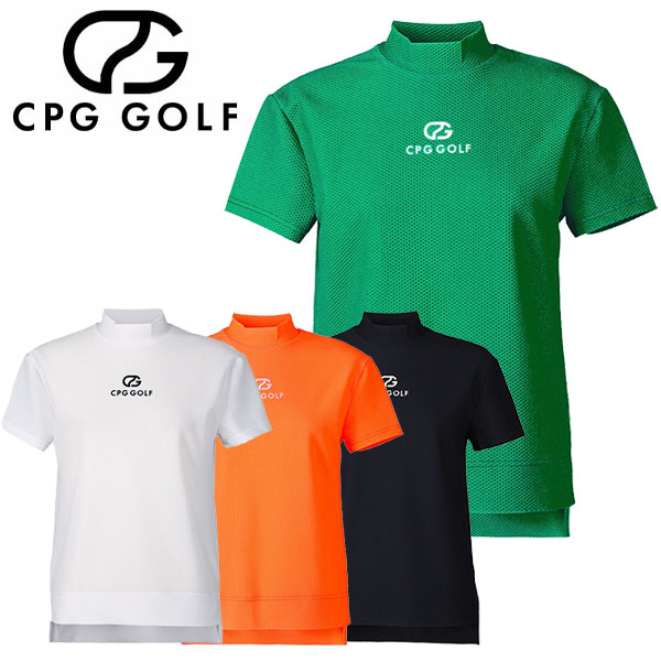 CPG GOLF LIGHT MESH MOCK NECK SS ライト メッシュ モックネック シャツ レディース 1109-25122 ゴルフウェア 2025モデル