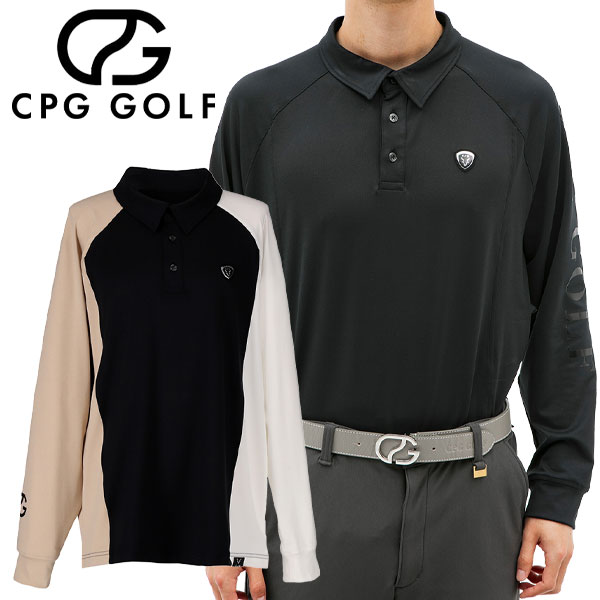 CPG GOLF カラーブロックポロロングスリーブ メンズ ゴルフウェア 2109-24209