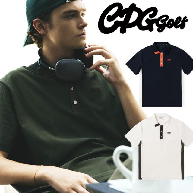 CPG GOLF バイカラーポロシャツ 半袖 メンズ 2025秋冬 ゴルフウェア 2109-25203