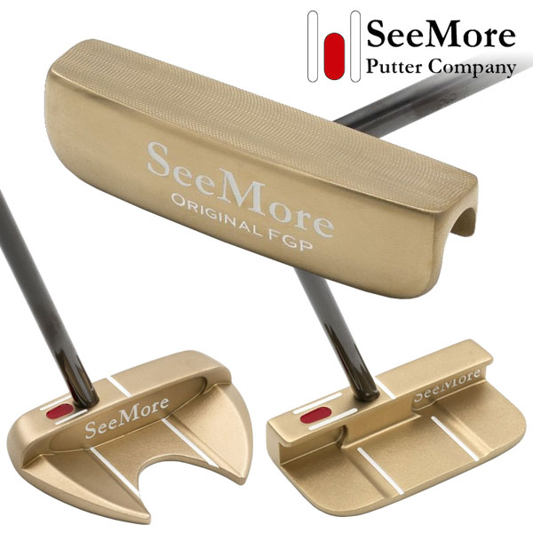 【受注生産】日本正規取扱品 SeeMore シーモア ブロンズ シリーズ パター ストレートシャフト 2024年モデル