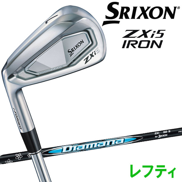 ダンロップ スリクソン ZXi5 アイアン レフティ 6本セット Diamana Zxi カーボン 2024モデル