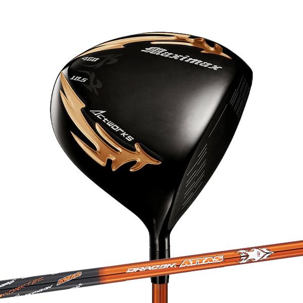 ワークスゴルフ マキシマックス ブラックシリーズ2 ドライバー ルール適合 USTマミヤドラコン飛匠シャフト