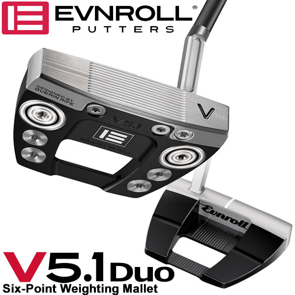 イーブンロール パター Vシリーズ V5.1 Duo EVNROLL 日本正規品 2025モデル