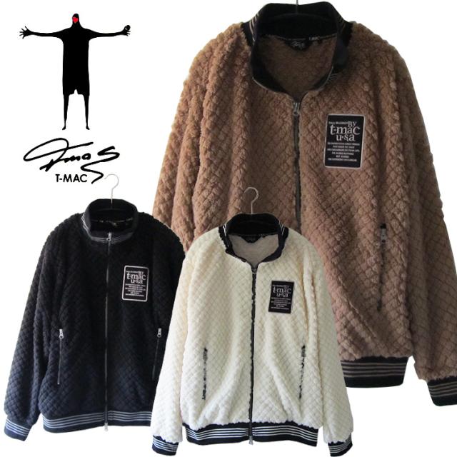 T-MAC ティーマック ゴルフ フリースボアブルゾン メンズ 2025秋冬 ゴルフウェア 7415312124