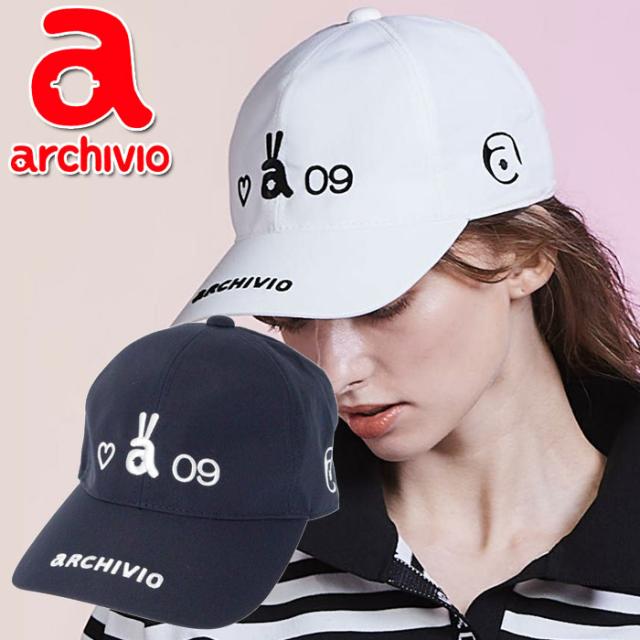 アルチビオ 秋冬 ゴルフ ウサロゴ刺繍はっ水キャップ レディース A510801