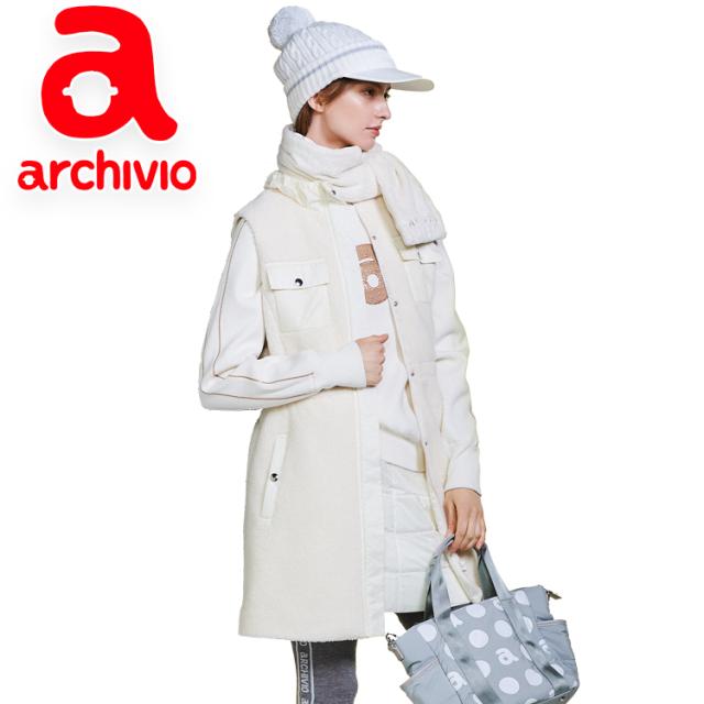 アルチビオ 秋冬 ゴルフ 蓄熱保温ボアベスト レディース A514105