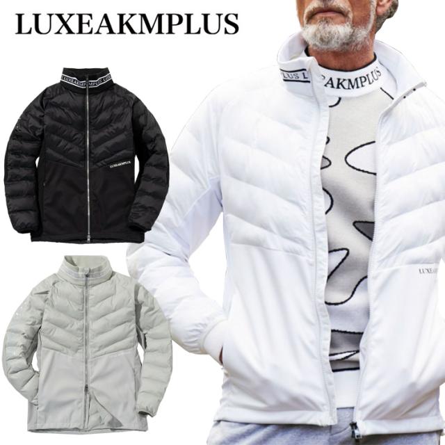 リュクスエイケイエムプラス ゴルフ ムーブライトパデッドジャケット メンズ 2025秋冬 ゴルフウェア LAO-25010