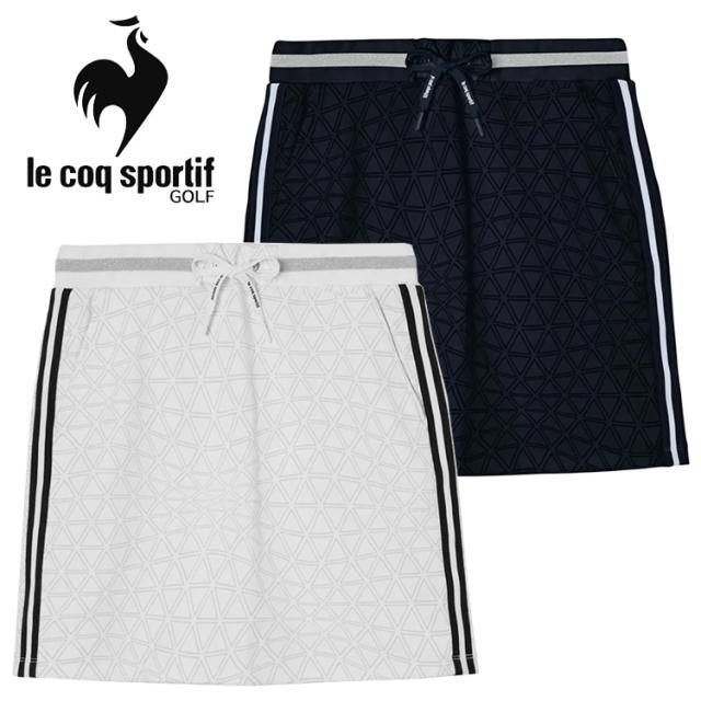 ルコックゴルフ 総柄ジャージスカート  レディース 2025秋冬 ゴルフウェア LG5FSK01L