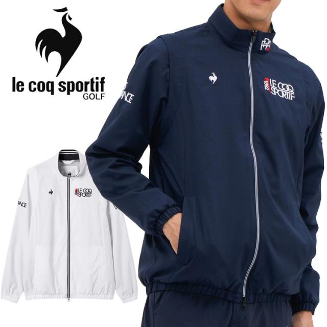 ルコックゴルフ ヒートナビ2WAYブルゾン 袖取り外し可能 メンズ 2025秋冬 ゴルフウェア LG5FWB00M