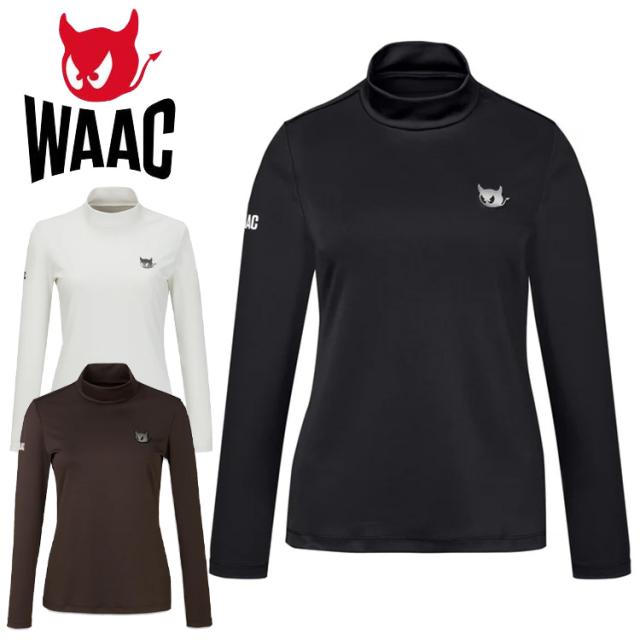 WAAC ワック ESSENTIAL モックネックシャツ レディース 2025秋冬 ゴルフウェア 072254062 日本正規品